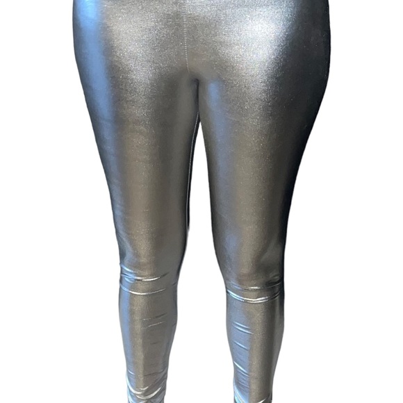 Other | Metalic Tights Silver | Poshmark